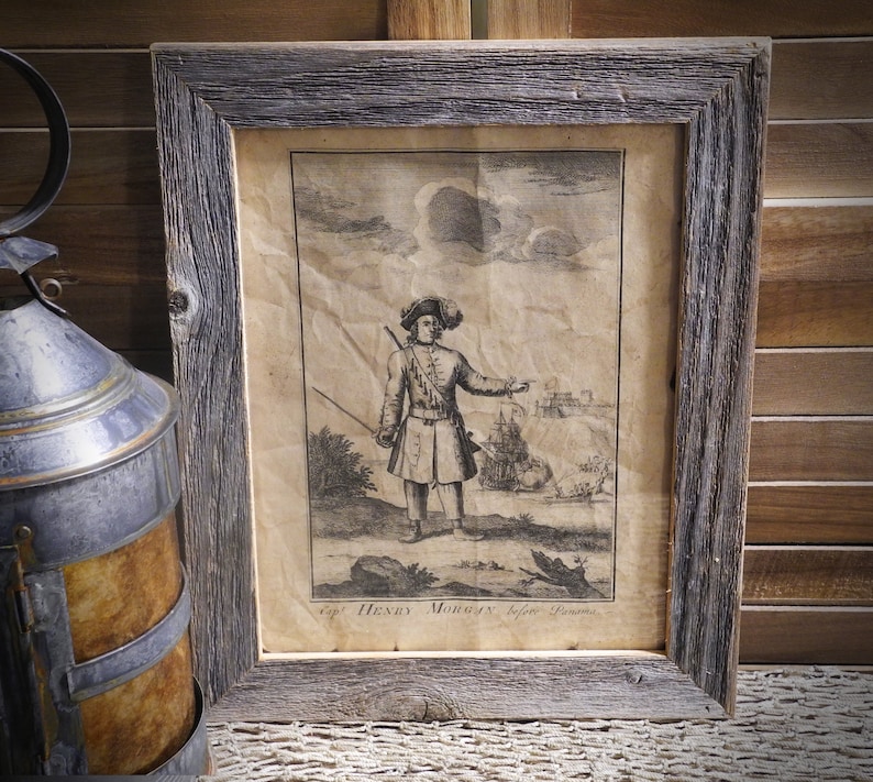 Captain Henry Morgan Aged Document Frame Not Included - Etsy