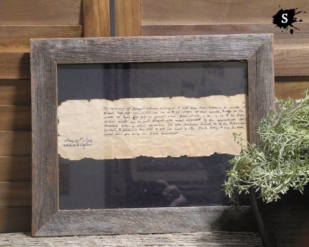 Martha Corey Abagail Williams Testimony Salem Witch Trials Document ...