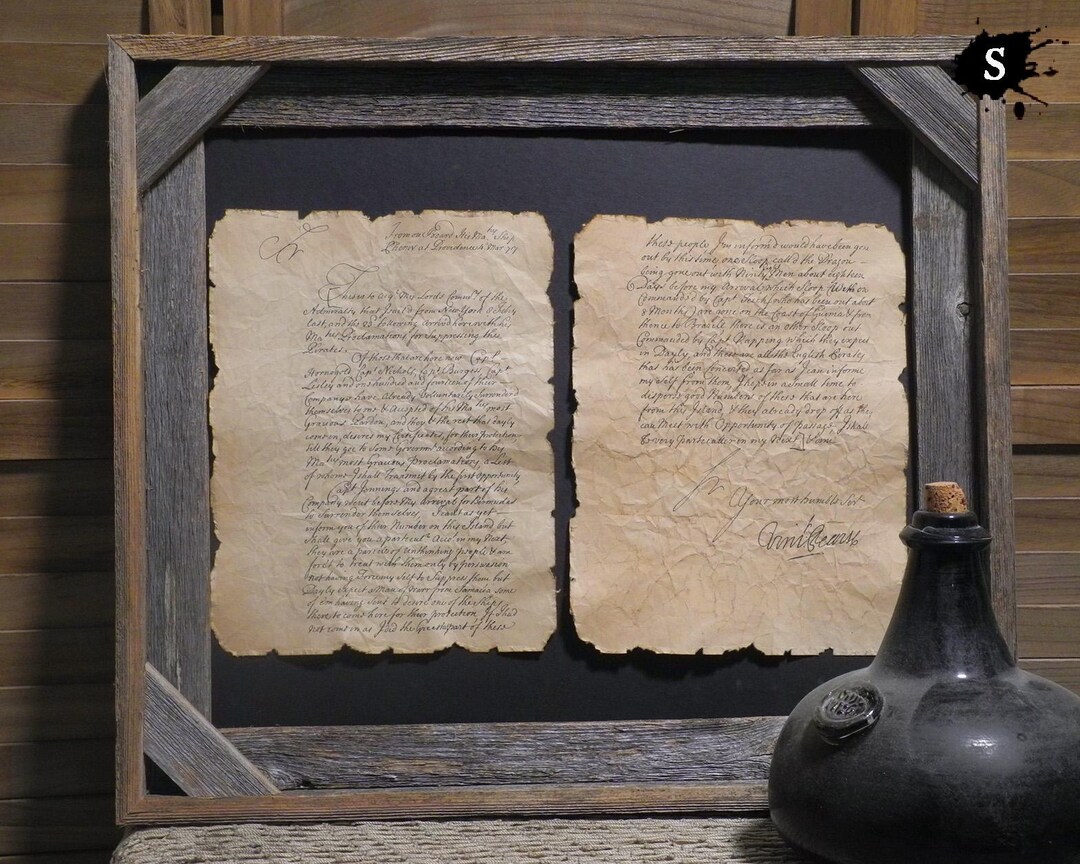 Pirate Proclamation Letter Mentions Hornigold,nichols, Burgess, Lesley ...