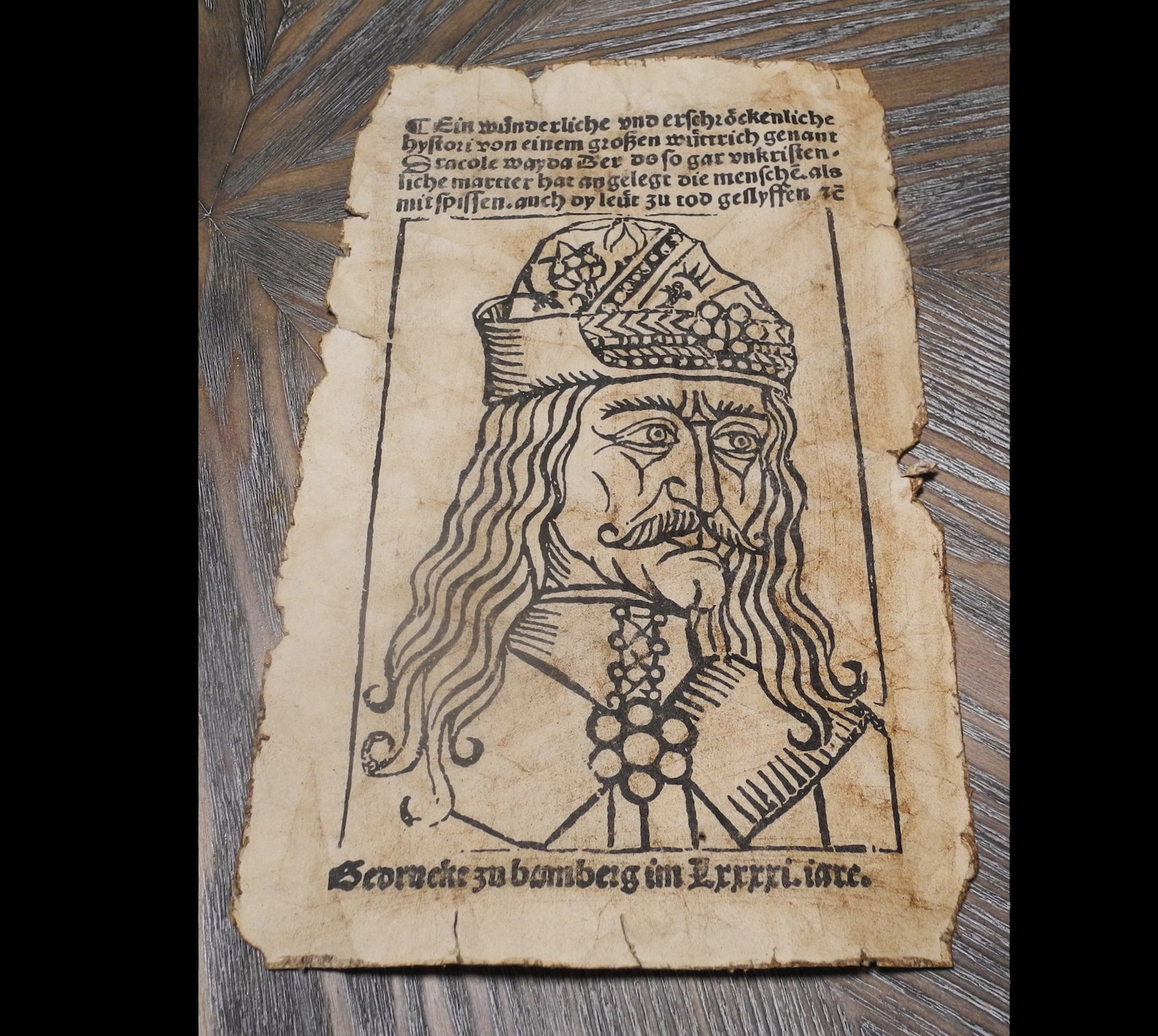 Vlad Tepes Vlad the Impaler Dracula Aged Document Frame Not | Etsy