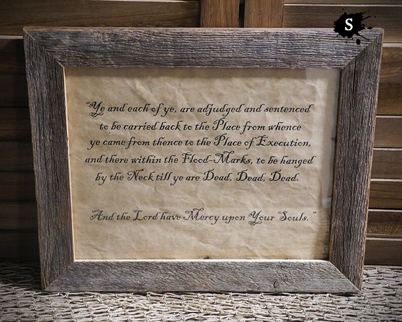 Pirate Execution Sentence Quote Piracy Aged Document Frame Not Included ...