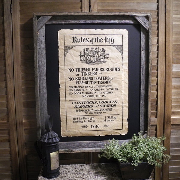 Colonial Tavern Sign - Etsy