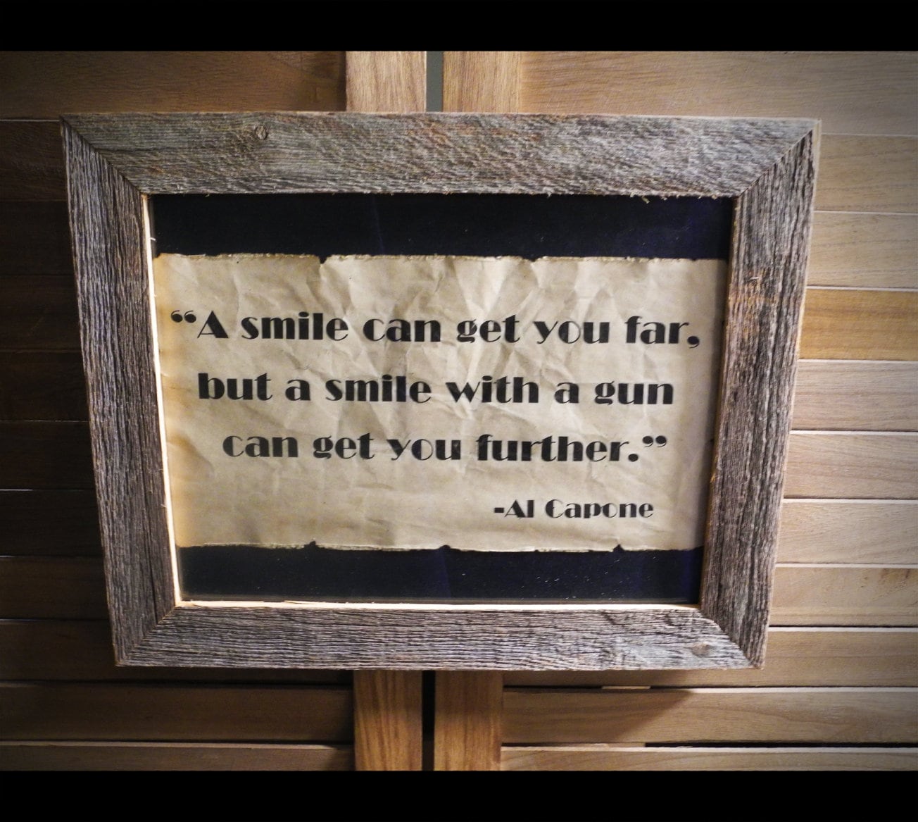 Al Capone Quotes Smile Gun