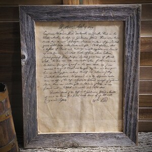Captain Kidd Letter Regarding His Buried Treasure on Gardiners Island ...