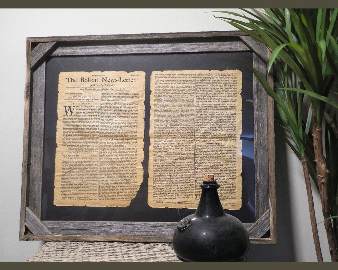 Whydah Shipwreck Newspaper Samuel Bellamy 1717 Cape Cod the Boston ...