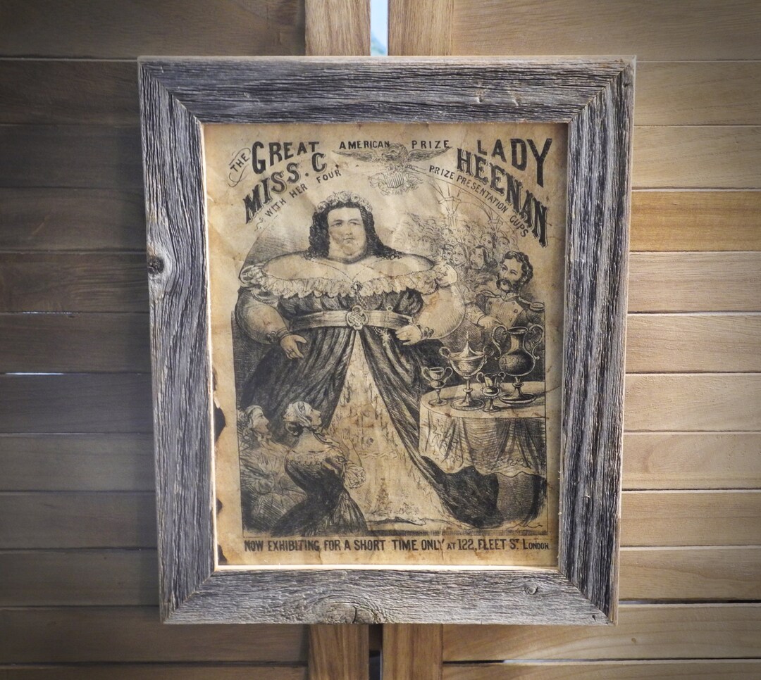 Great Lady Miss C Freakshow Posters Aged Document Frame Not Included - Etsy