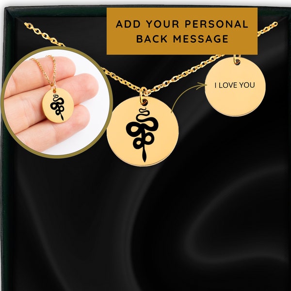 Snake Necklace Good Omens - Etsy