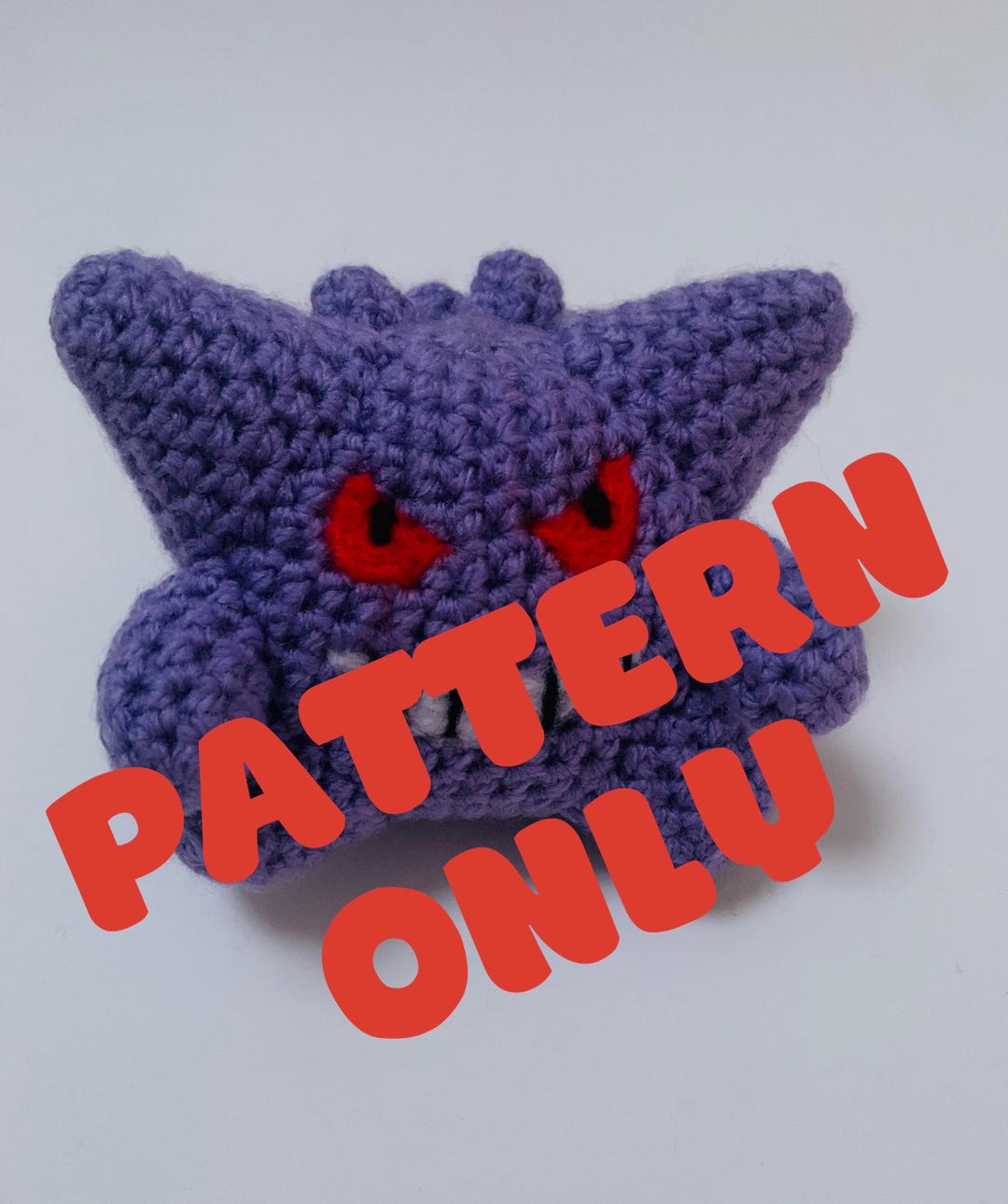 Gengar Crochet Pattern - Etsy