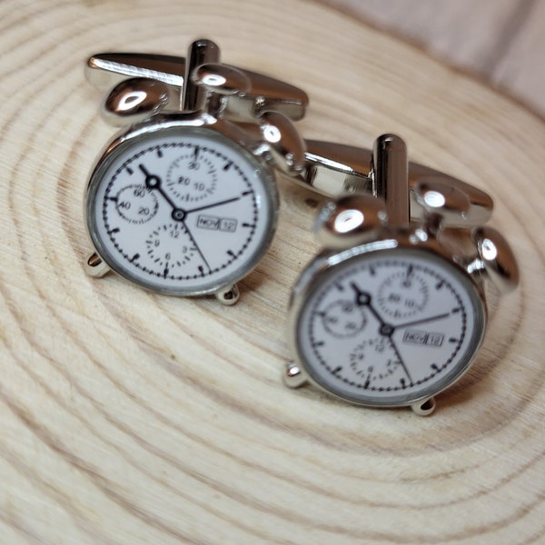 Clock Cufflinks - Etsy