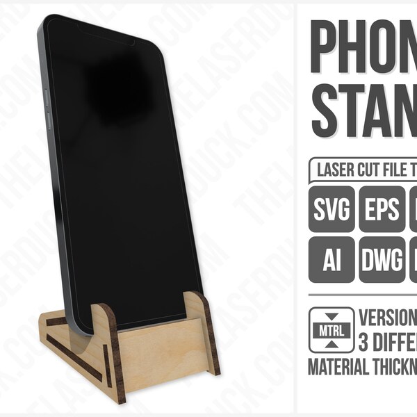 Phone Stand Template - Etsy