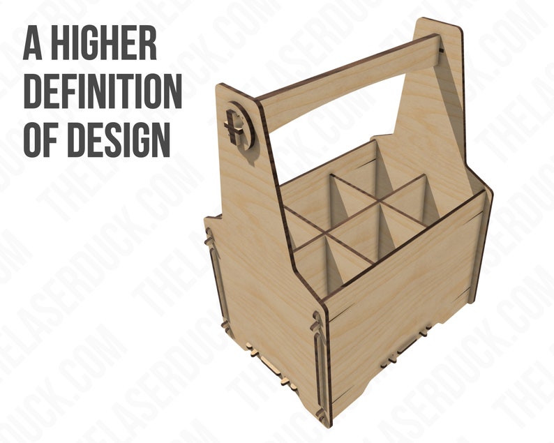 Beer Caddy 6-pack US Edition Laser Cut Files - Etsy