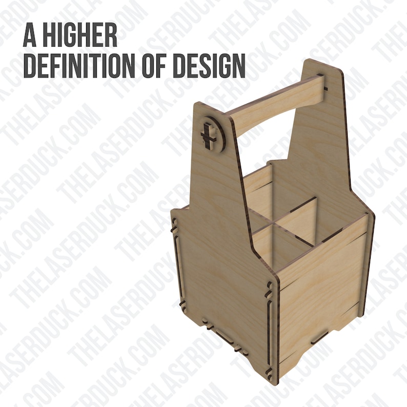 Beer Caddy | 4-pack | US Edition | Laser Cut Files - Etsy