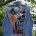 Women Medium Vest, Wearable Art, Denim Art, Women Vest, Unique Handmade ...