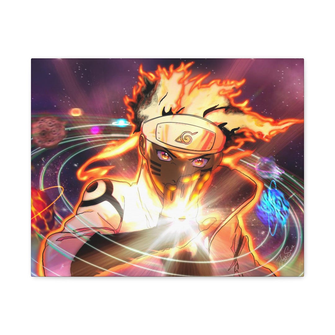 Innerg Unleashed Naruto Canvas Etsy