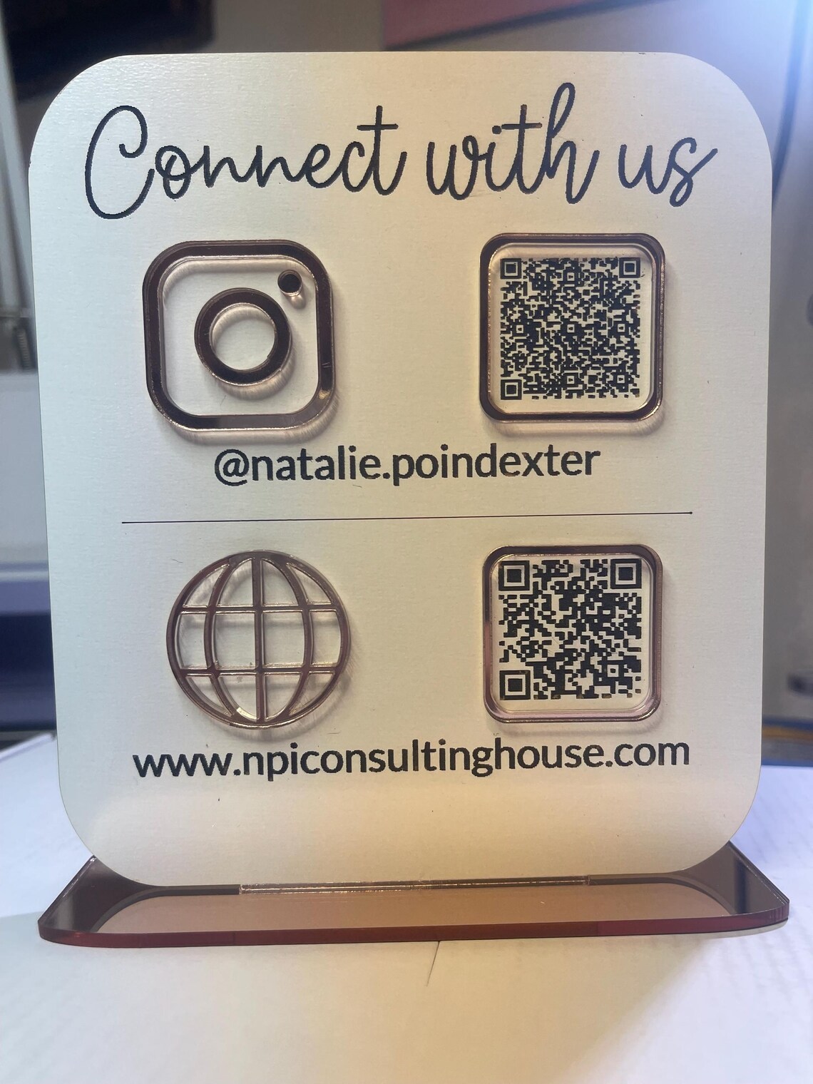 Custom QR Code Sign for Social Media, Venmo, Payment Methods, and ...