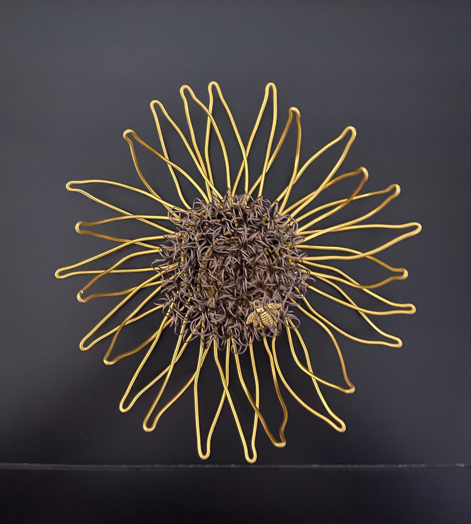 Sold Separately Wire Sunflower Wall Hangings With Bee - Etsy