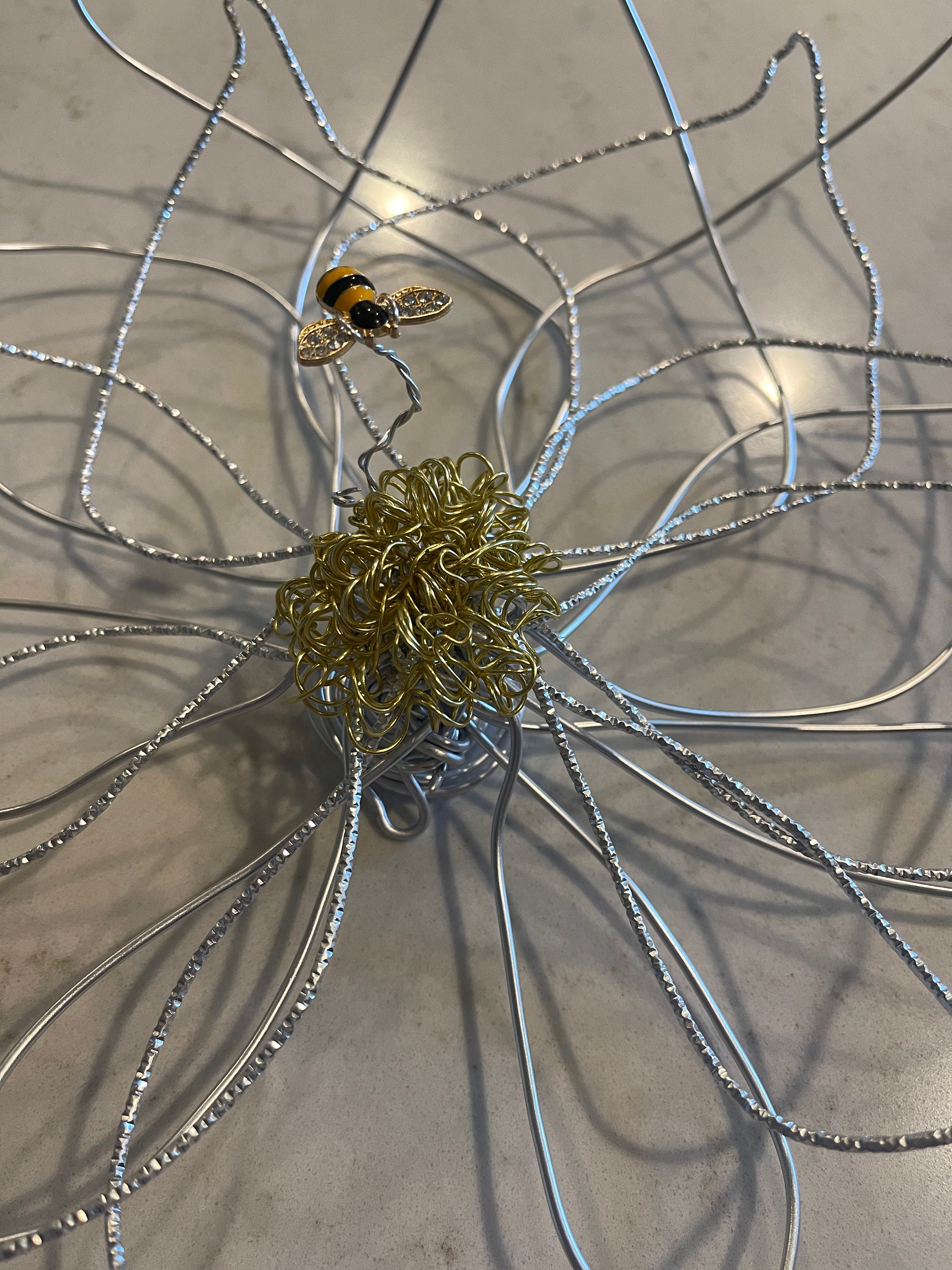 Sold Separately Wire Flower Wall Hanging Wire Art Home - Etsy