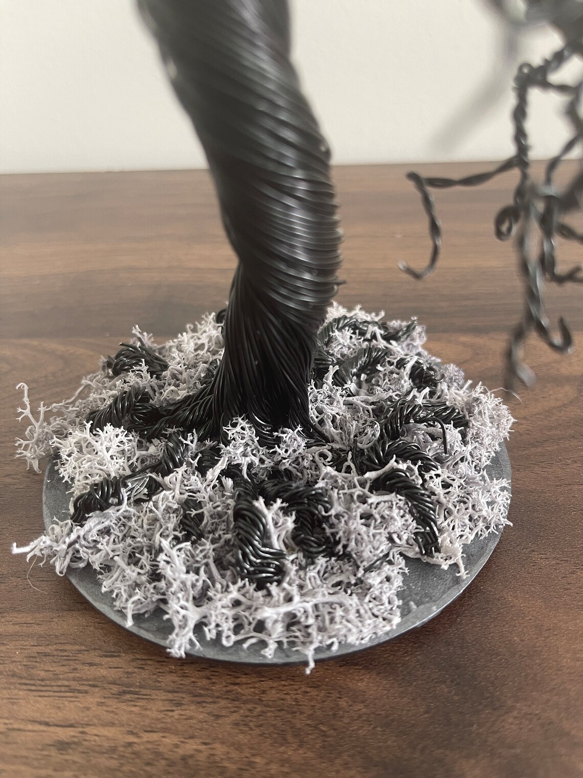 Black Wire Tree Sculpture, Bonsai Tree, Tree of Life, Wire Tree Art ...