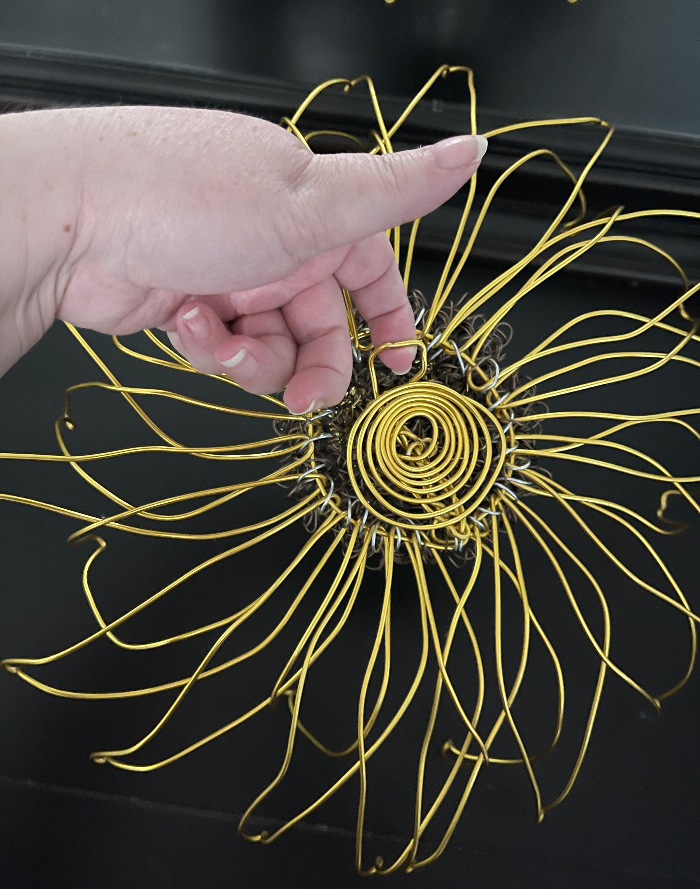 Sold Separately Wire Sunflower Wall Hangings With Bee - Etsy