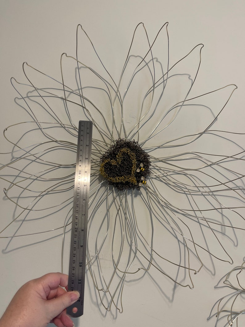 Sold Separately, Wire Sunflower Wall Hangings, Country Art, Wall Decor ...