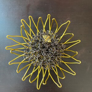 Sold Separately, Wire Sunflower Wall Hangings With Bee, Country Art ...