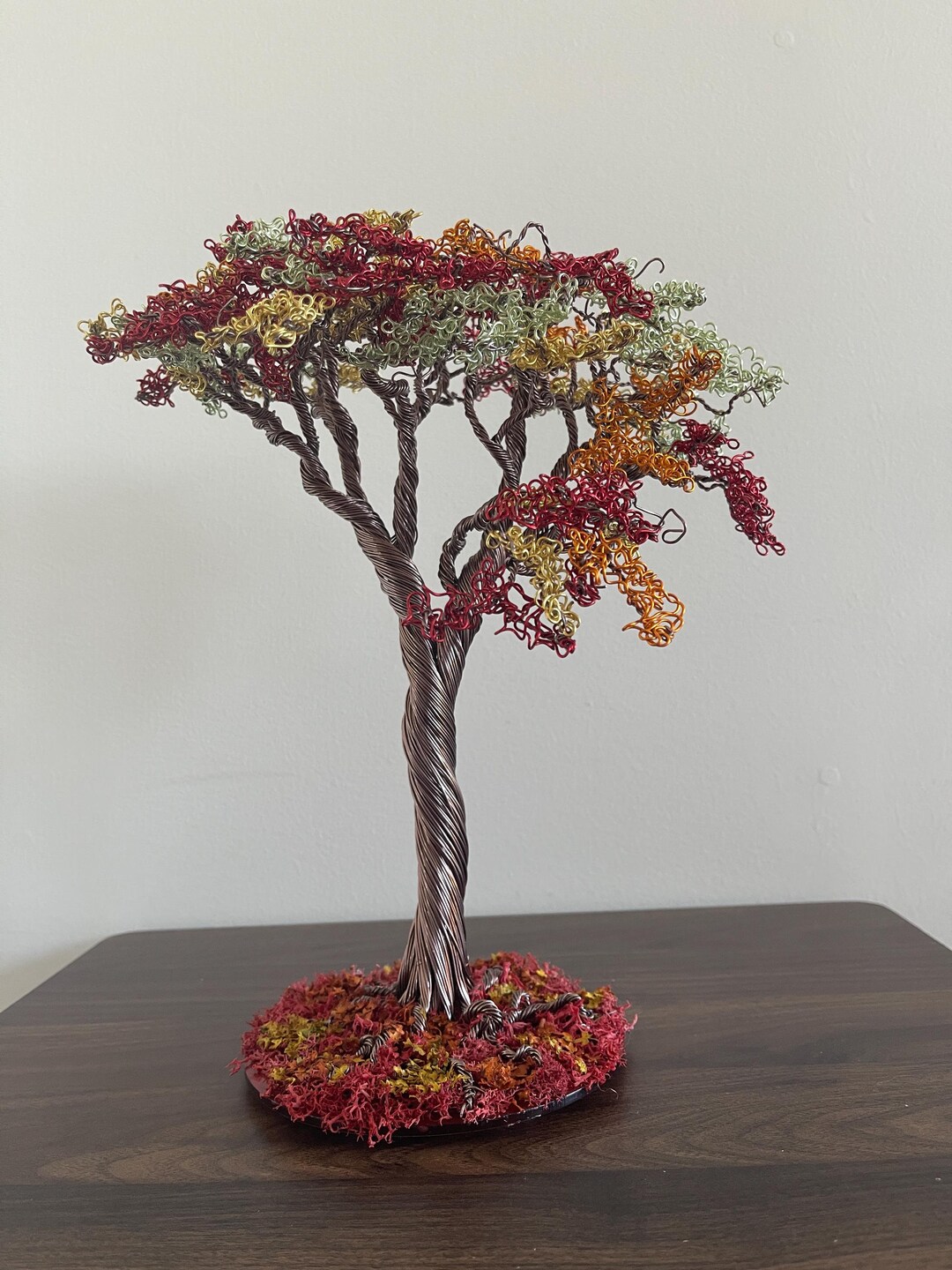 Fall Tree of Life, Wire Tree Sculpture, Wire Art, Country Decor ...