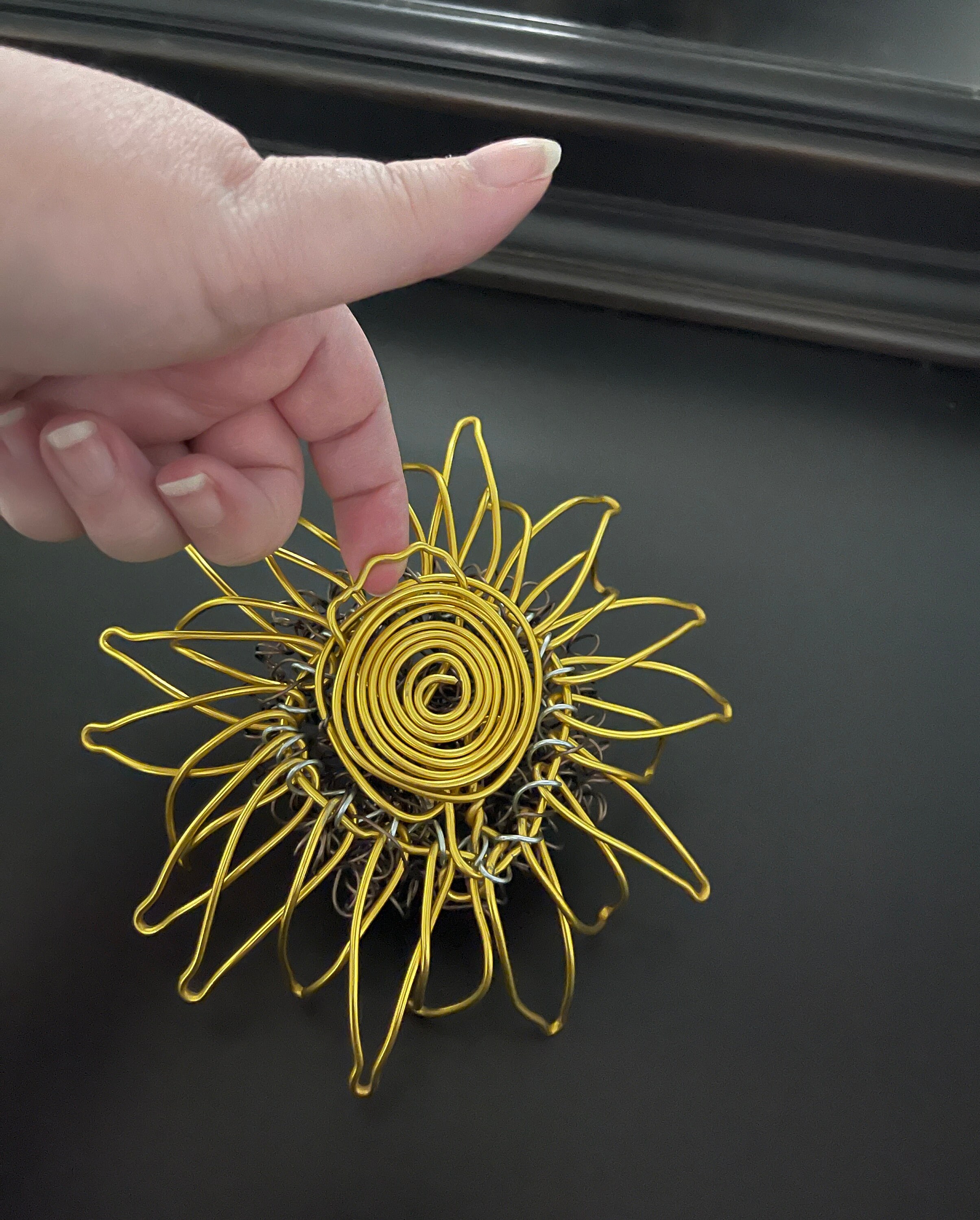 Sold Separately Wire Sunflower Wall Hangings With Bee - Etsy