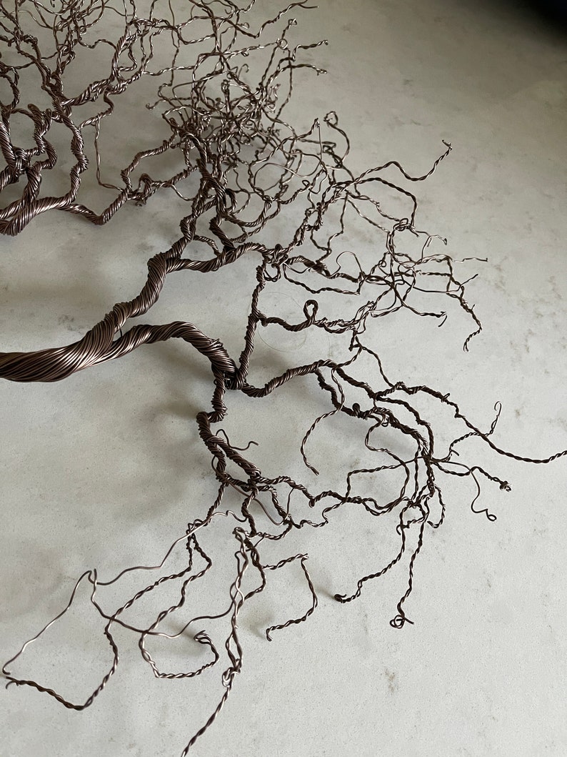 Brown Tree of Life Uniquely Shaped Trunk Wire Tree Wall - Etsy