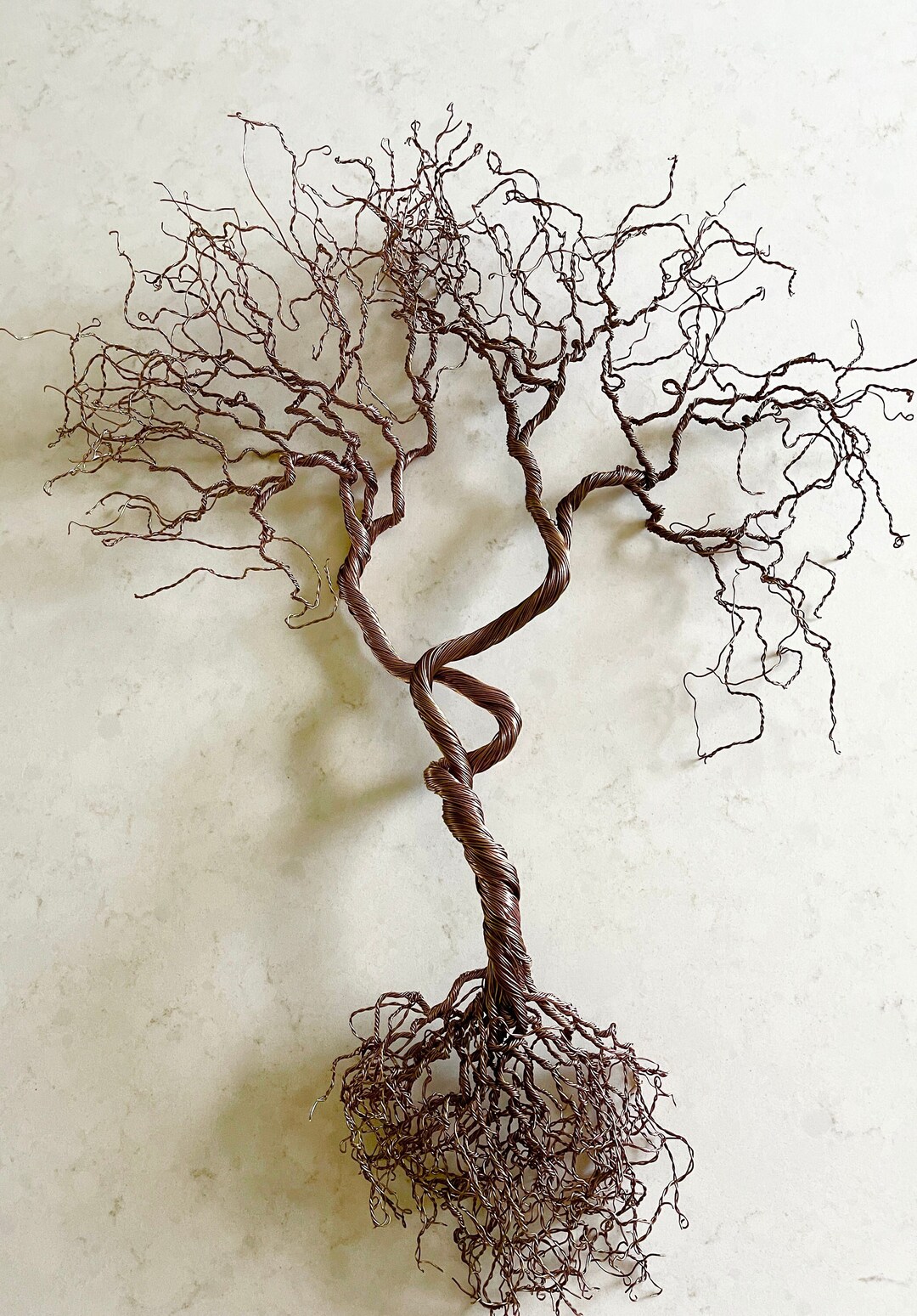 Brown Tree of Life Uniquely Shaped Trunk Wire Tree Wall - Etsy
