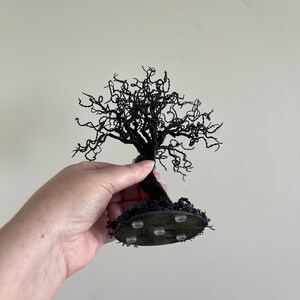 Black Wire Tree Sculpture, Bonsai Tree, Tree of Life, Wire Tree Art ...