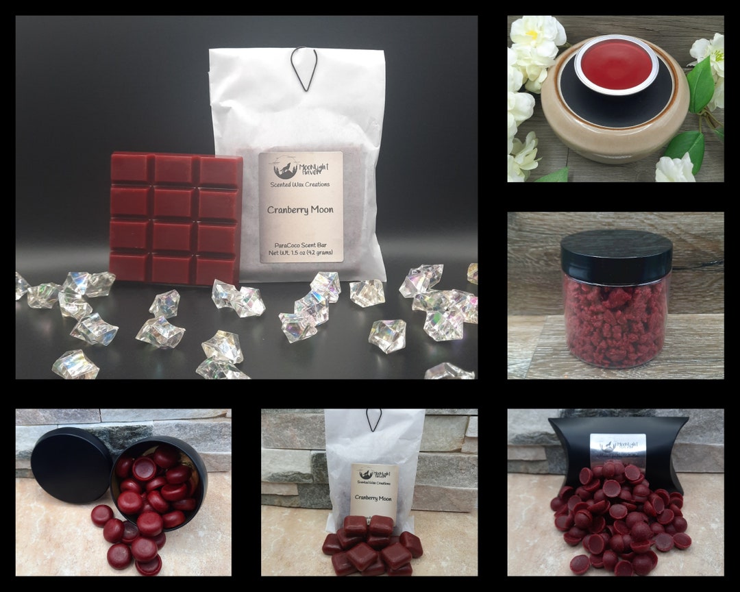 Cranberry Spice cranberry Moon Wax Melts Snap Bars and Wax Crumble ...