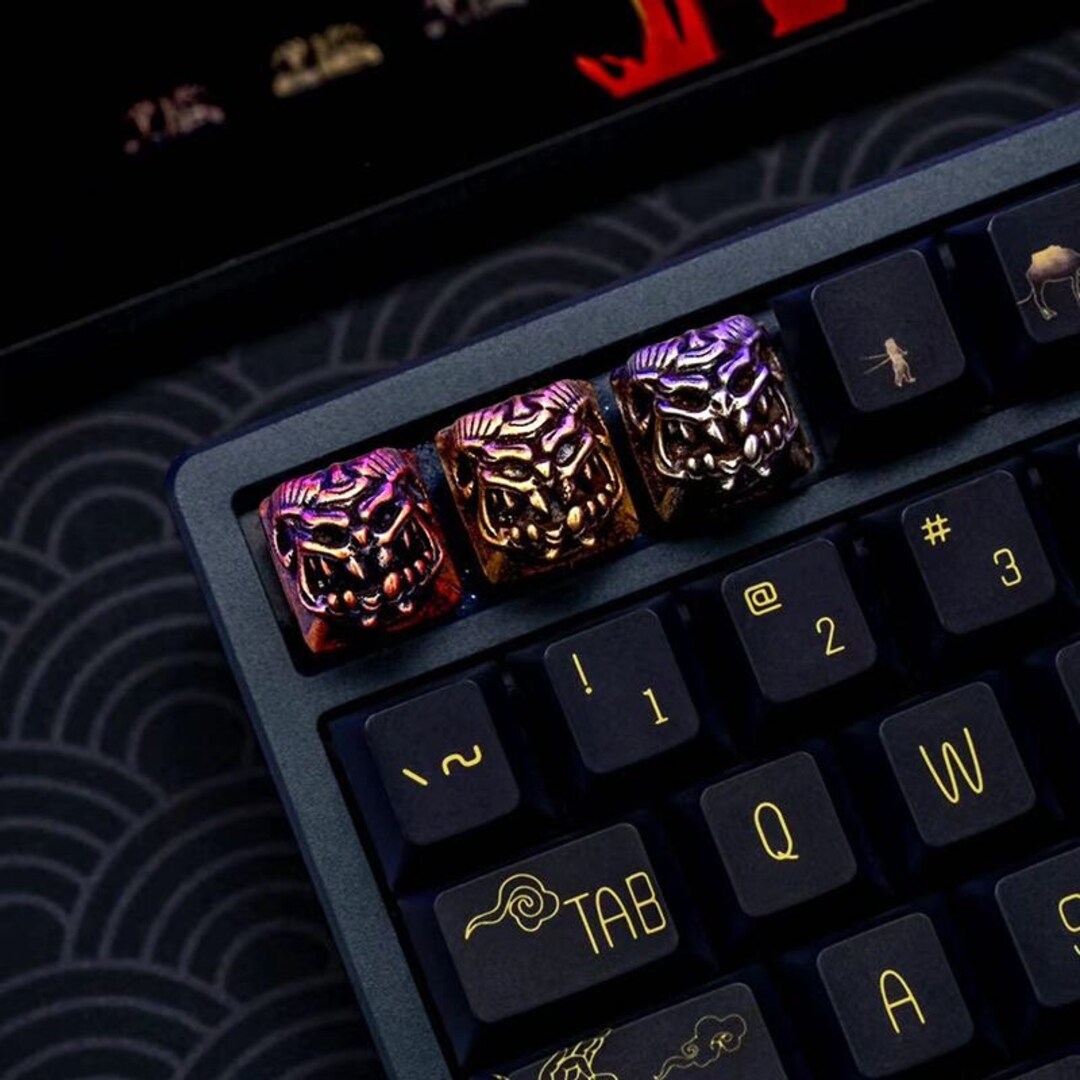 Metal Keycaps, Pure Copper Kirin Keycap, Artisan Monster Luxury Keycap ...