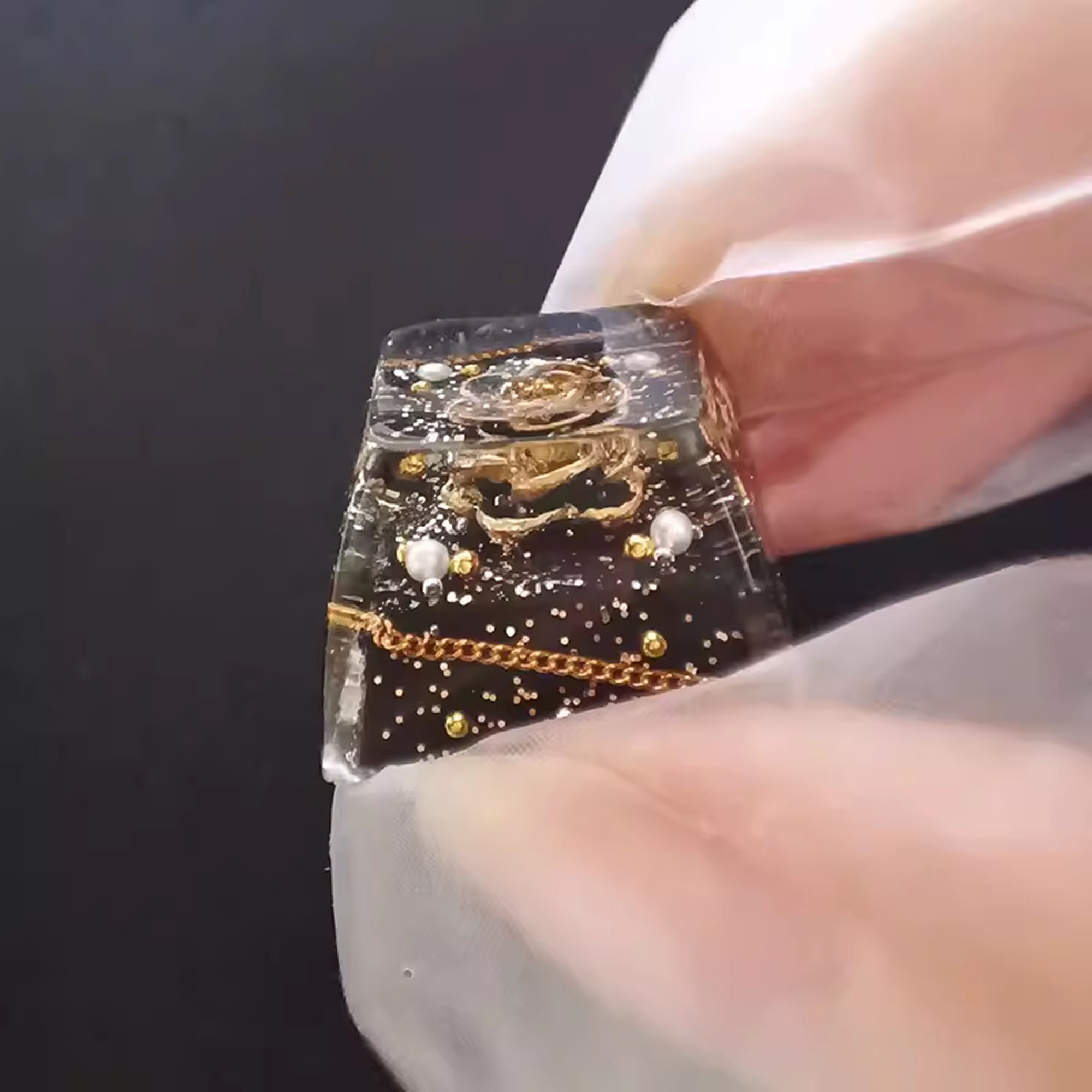 Black Rose Resin Keycaps, Dark Goth Handmade Key Cap, Artisan Cherry MX ...