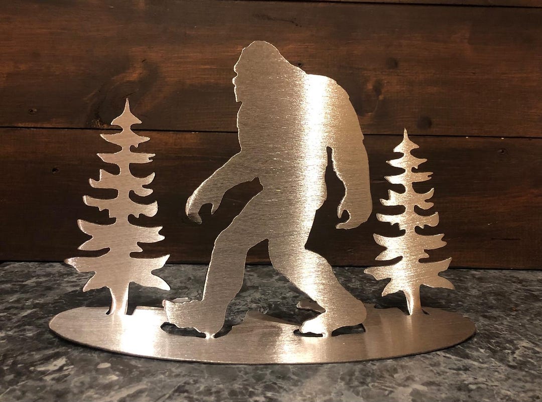 Foldable 2D Metal Bigfoot Art – Sasquatch Silhouettes - Etsy