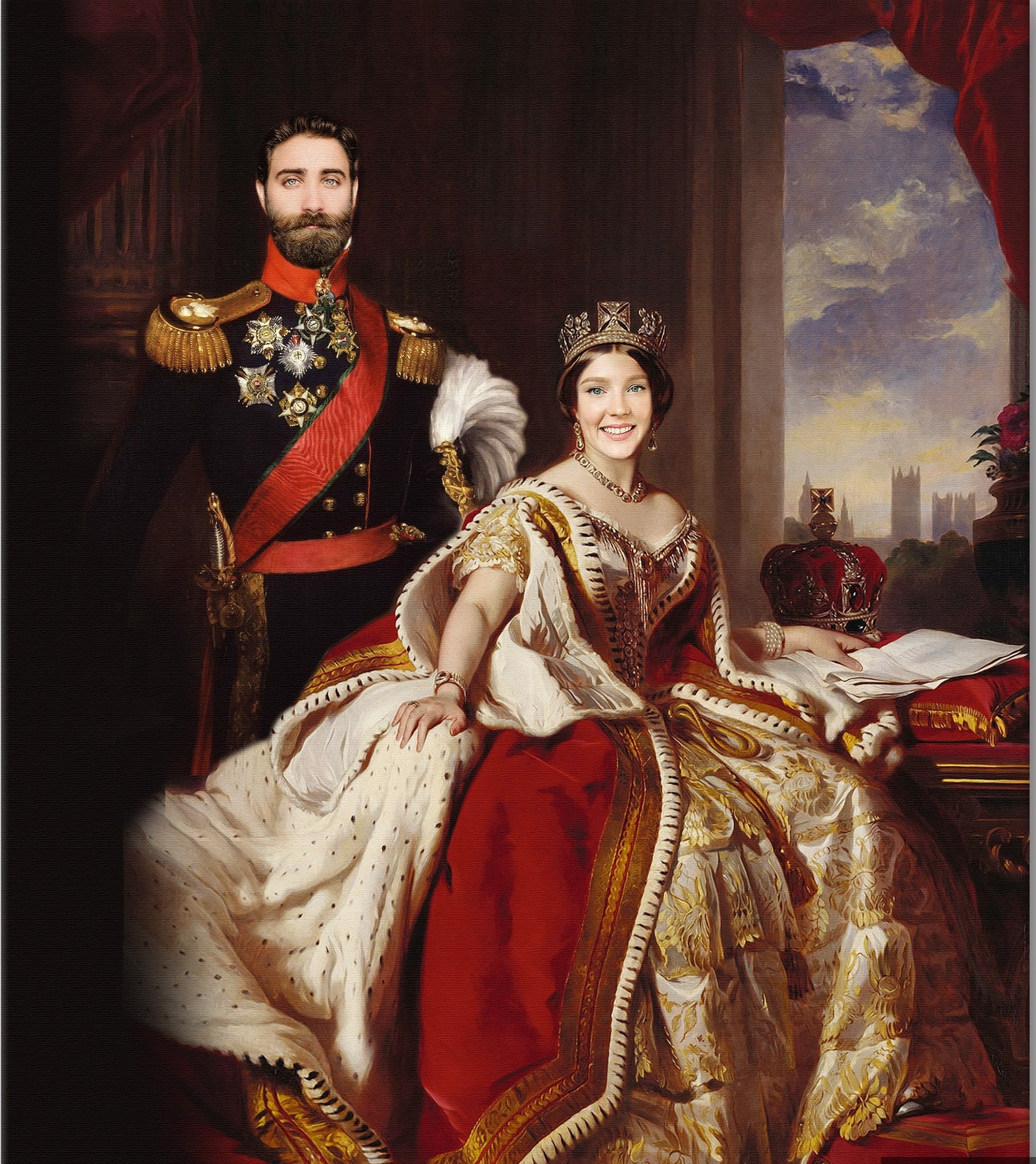 Custom Royal Portrait, Digital Download, Pet Portrait,renaissance ...