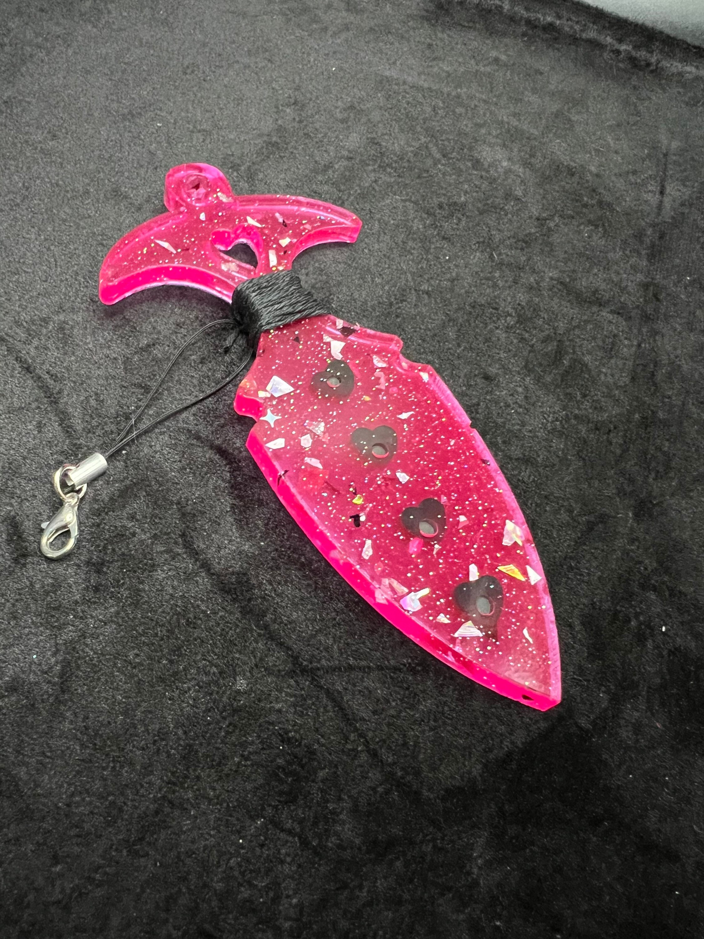 Kawaii Pink Prop Dagger glows - Etsy