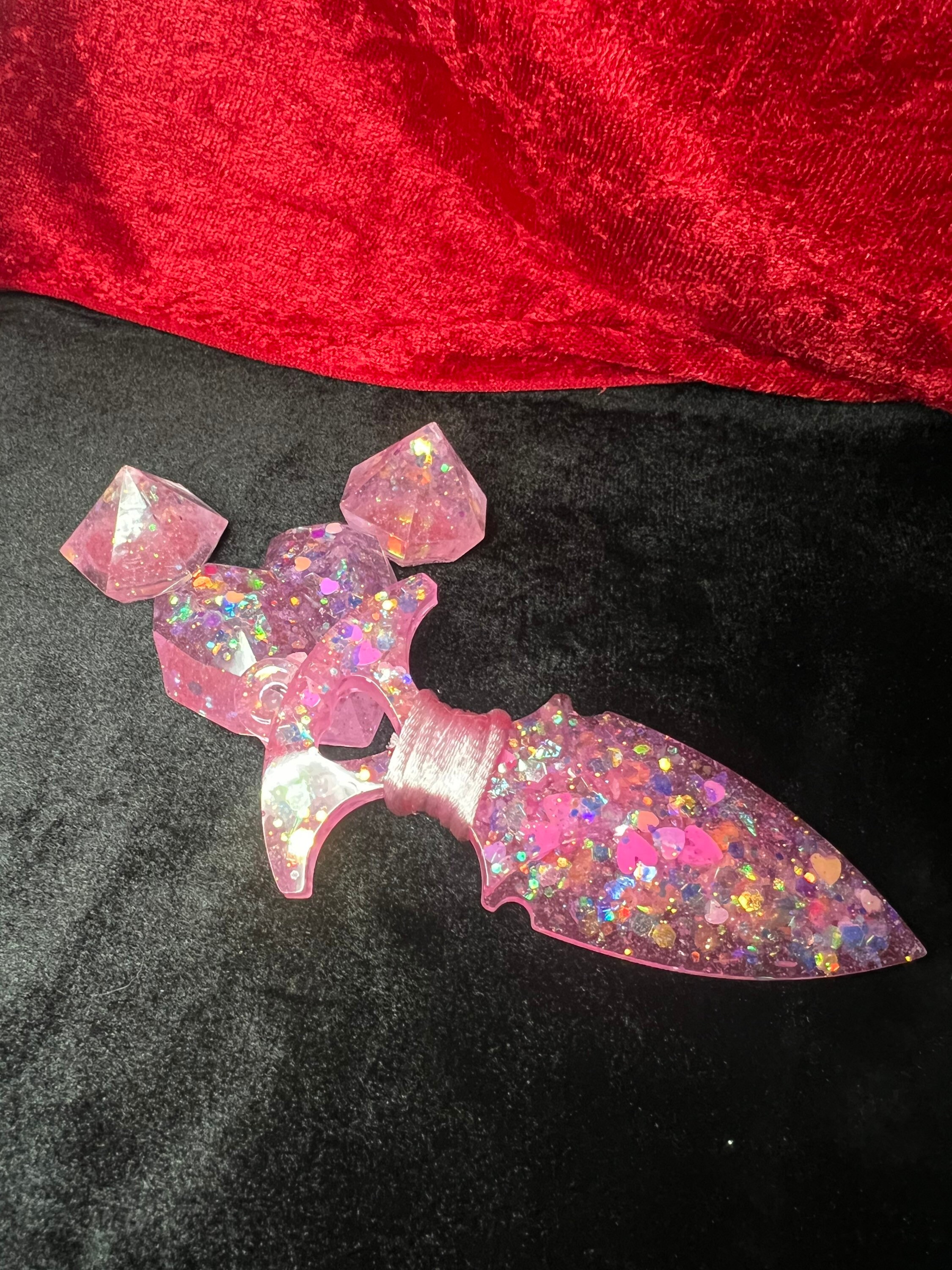 Kawaii Pink Prop Dagger glows - Etsy