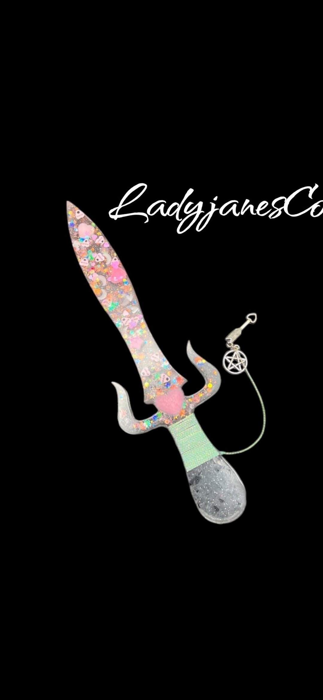 Occult-inspired 9”decorative Knife/athame (GLOWS) - Etsy