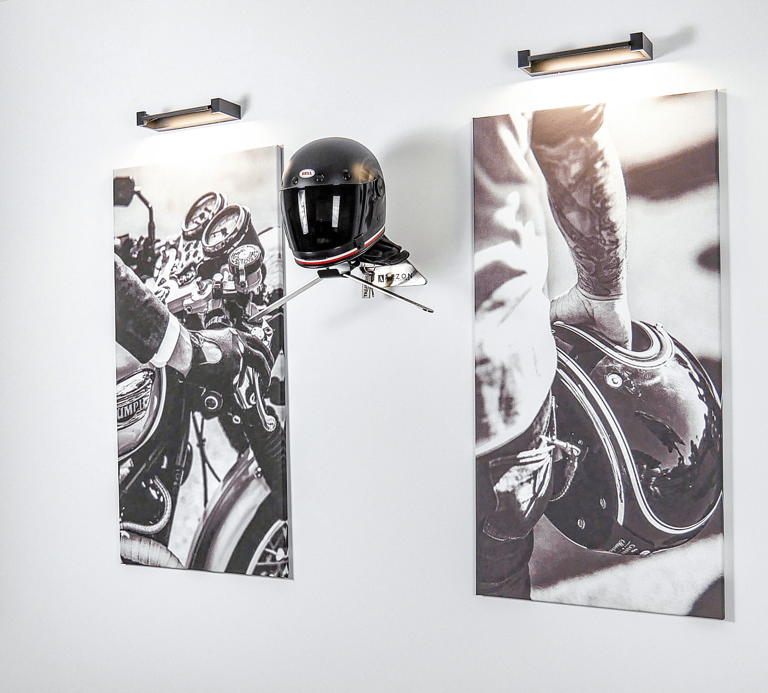 HELMET RACK All-in-one Rack for Your Motorcycle Gear Helmet, Jacket ...