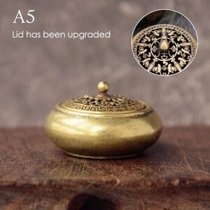 Mini Brass Incense Burner | Micro Incense Holder - Etsy