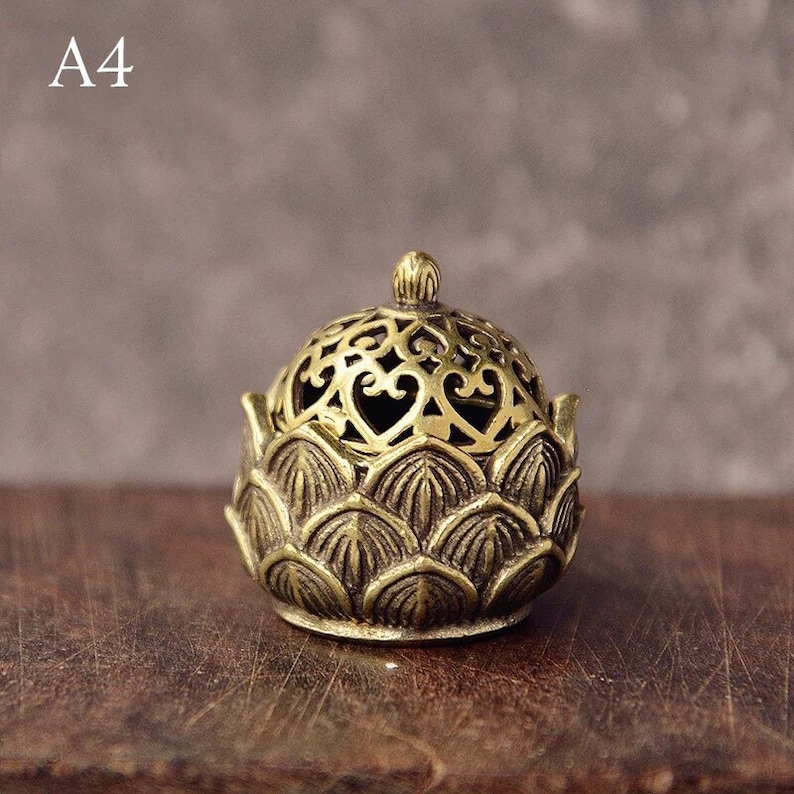 Mini Brass Incense Burner | Micro Incense Holder - Etsy