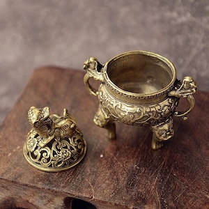 Mini Brass Incense Burner | Micro Incense Holder - Etsy