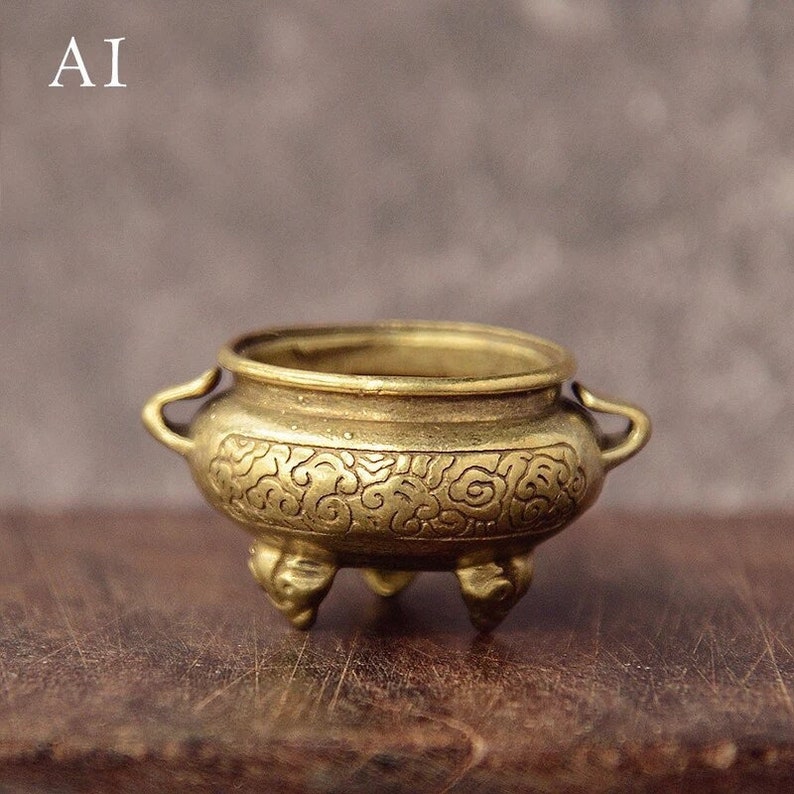 Mini Brass Incense Burner | Micro Incense Holder - Etsy