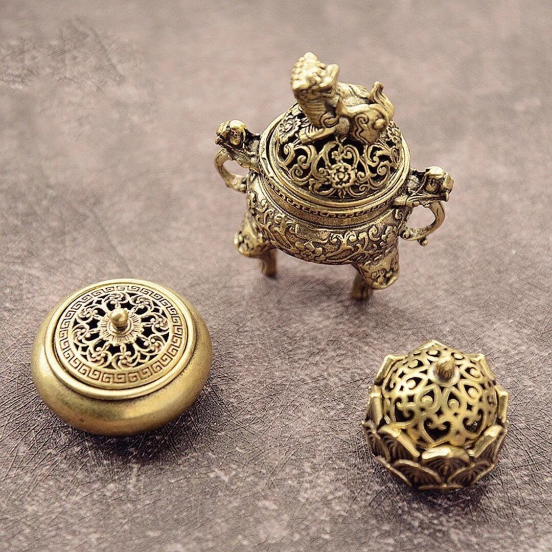 Mini Brass Incense Burner | Micro Incense Holder - Etsy
