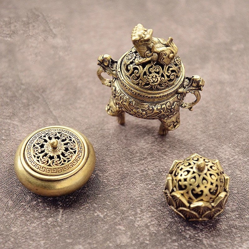 Mini Brass Incense Burner | Micro Incense Holder - Etsy