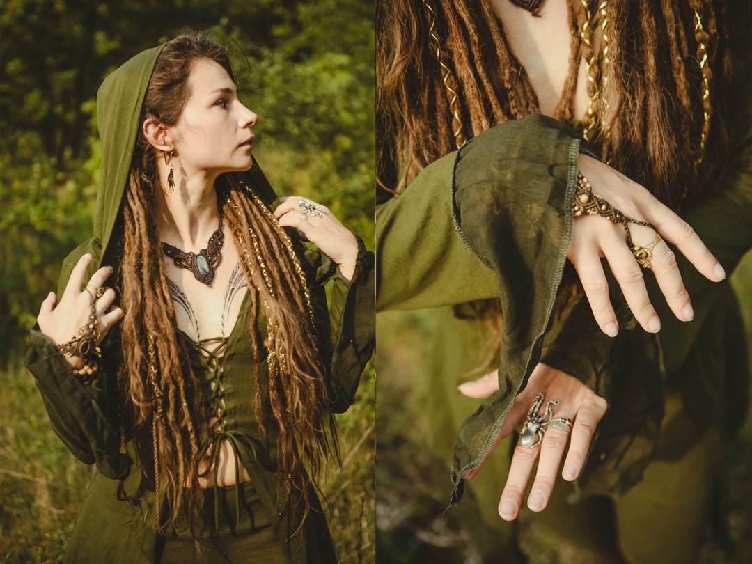 Psychedelic Pixie Cloak Green Elven Cape With Enchanted Vibes Ethereal Wrap-up Cloak Green Fairy ...