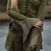 Enchanted Elven Cloak Pixie Cape Fairy Costume Forest Green Cloak ...