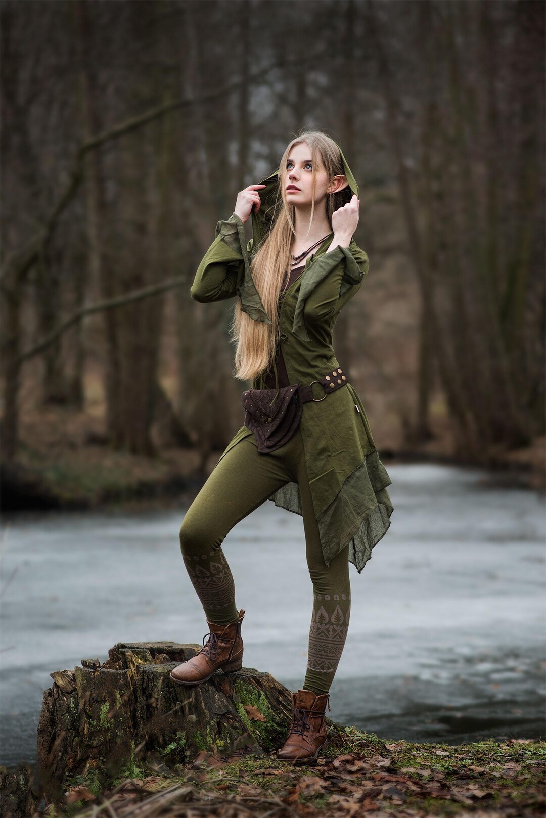 Enchanted Fairy Dress – Renaissance Dress Elven Cloak – Medieval ...