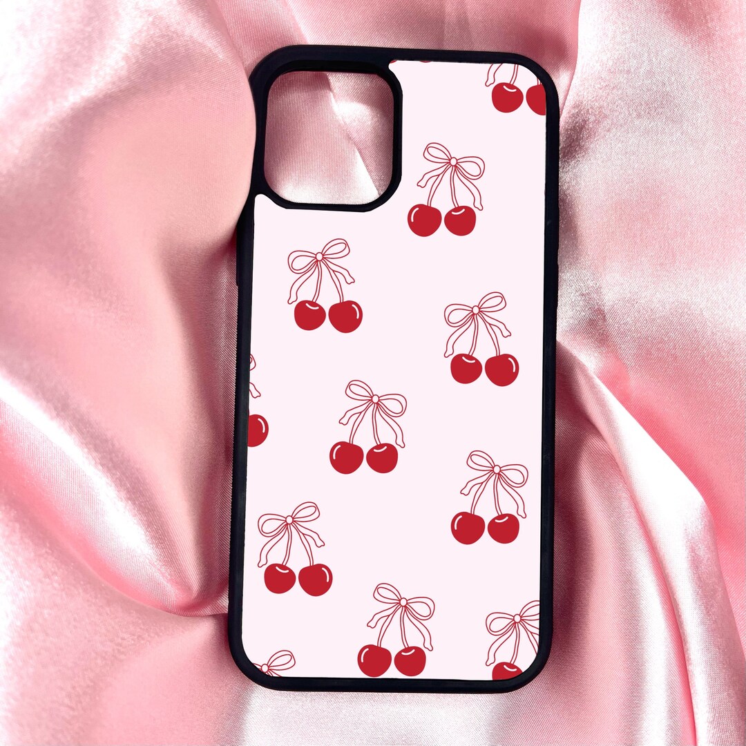 Coquette Cherries Phone Case Coquette Phone Case Aesthetic Phone Case ...