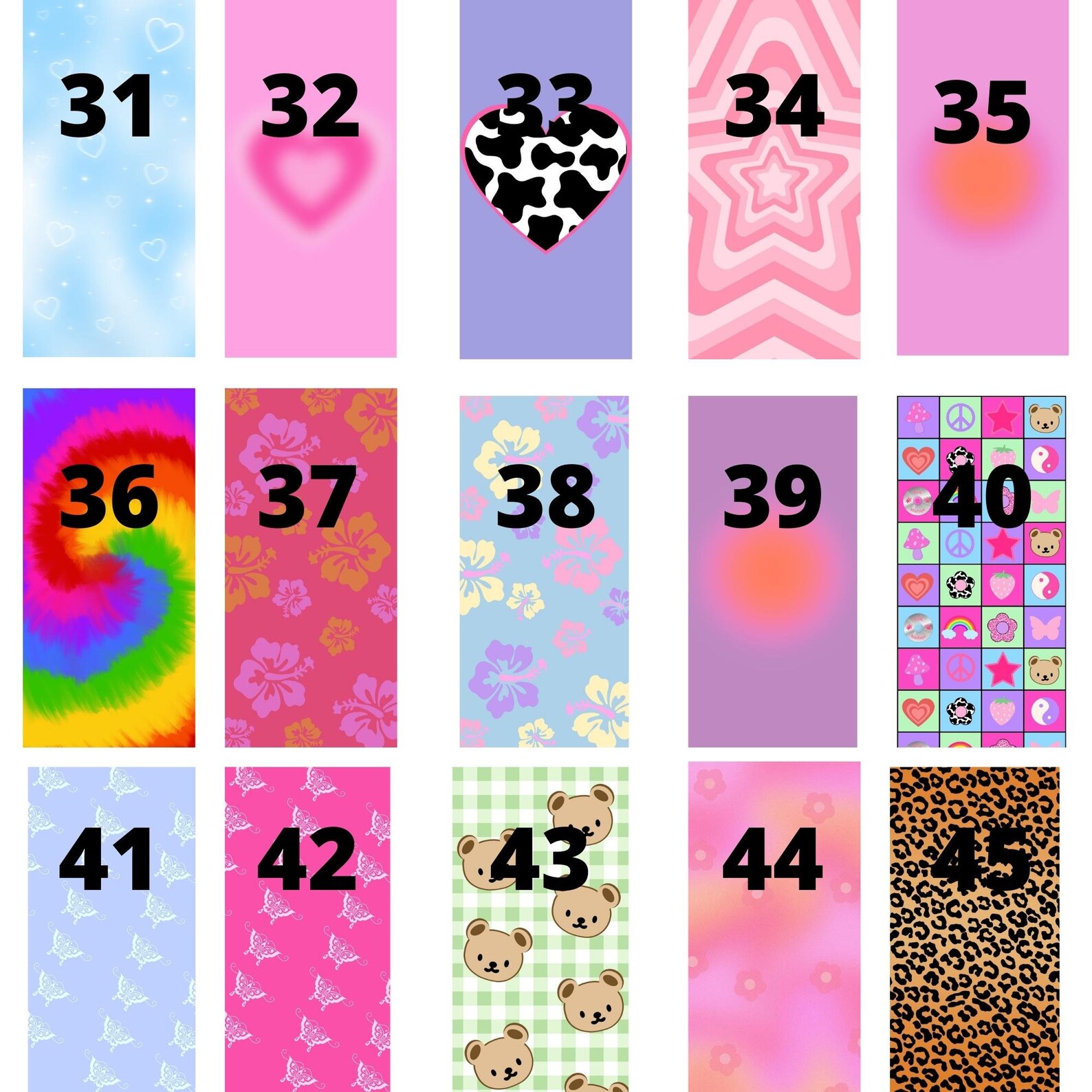 Y2K Aesthetic Trendy Phone Case 100 Designs - Etsy